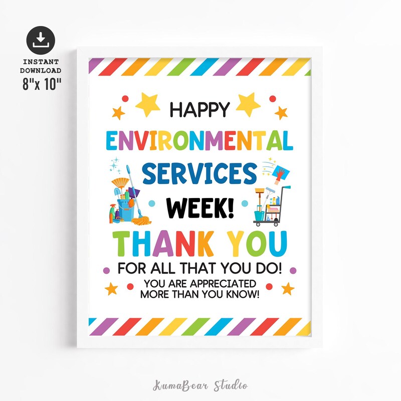 Housekeeping Week Posters - Etsy