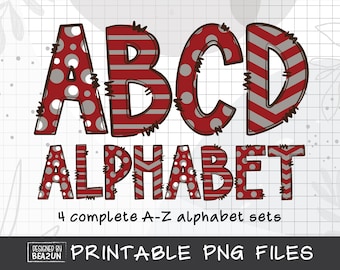 Maroon Letters Png - Etsy