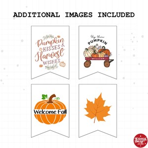 Hello Fall Banner Printable: Pastel Autumn Decor (PDF Download) - Etsy