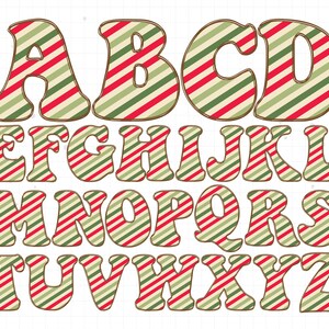 Groovy Christmas Png, Christmas Alphabet, Groovy Alphabet, Christmas ...