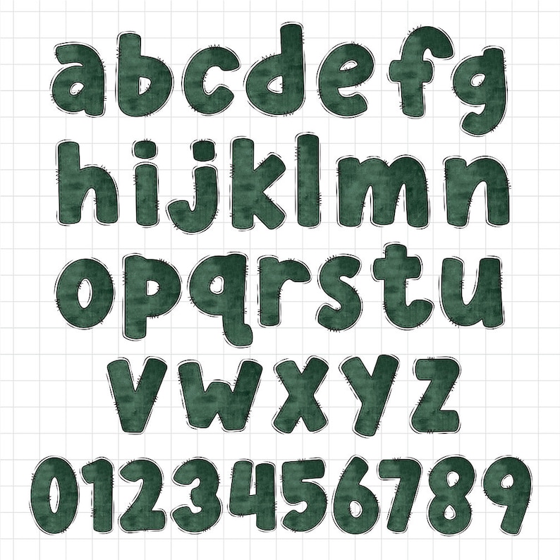 School Doodle Alphabet Bundle School PNG Letters Numbers & - Etsy