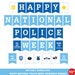 Police Week Printable Banner, Police Appreciation Decor, Police ...
