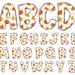 Fall Alphabet Letters Bundle PNG Files, Fall Sublimation Clipart ...