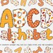 Fall Alphabet Letters Bundle PNG Files, Fall Sublimation Clipart ...