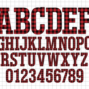 Buffalo Plaid Christmas Sublimation, Doodle Hand Drawn Letters ...