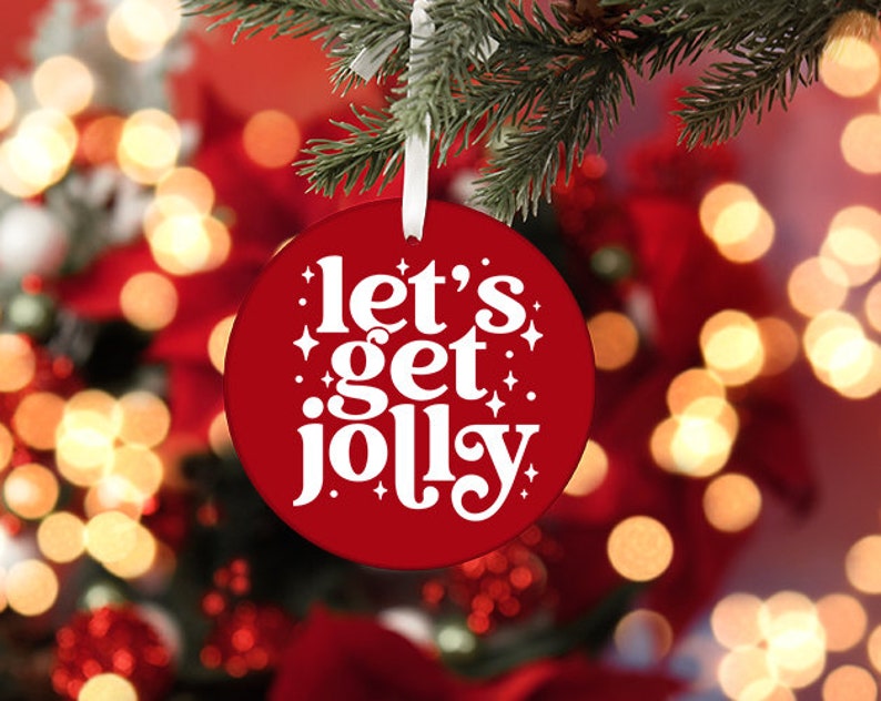 Let's Get Jolly SVG Christmas Svg Winter Svg Holiday - Etsy