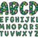Tropical PNG Aloha Tropical Doodle Alphabet Tropical Letters - Etsy