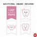 Banner Printable First Tooth, DIY Printable Banner First Tooth Party ...