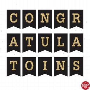 Graduation Banner, Congratulations Printable Banner, Congrats Grad Sign ...