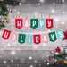 Happy Holidays Banner Printable, DIY Christmas Flags, Holiday Garland ...