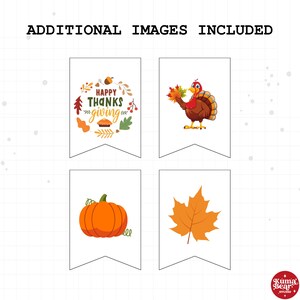 Thankful Banner Digital Thanksgiving Banner, Friendsgiving Party Decor ...