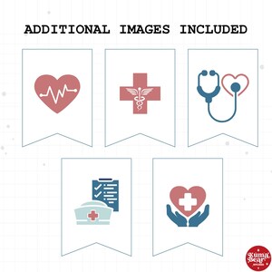 Nurses Week Banner Printable, Nurse Week Sign, Nurses Week Bunting ...