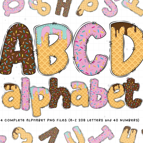 Ice Cream Letters - Etsy