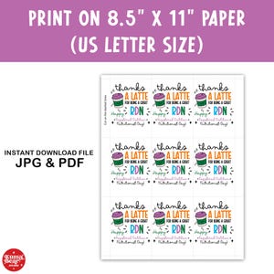 Registered Dietitian Day Tag Printable, Dietitian Nutritionist Day Tags ...