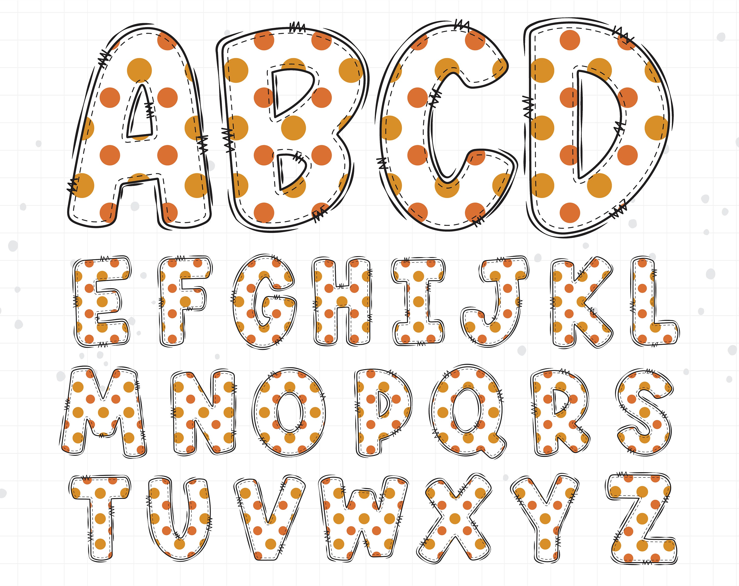 Thanksgiving Alphabet Letters Bundle Thanksgiving Alphabet - Etsy