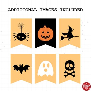 Cute Printable Halloween Banner, Halloween Decor, Halloween Garland ...