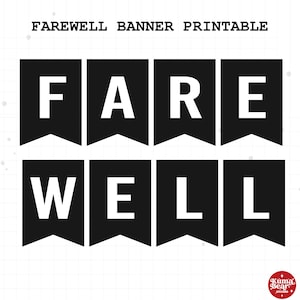 Farewell Banner Printable, We Will Miss You Bunting Flag, Retirement ...