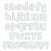 School Doodle Alphabet Bundle, School PNG Letters, Numbers ...