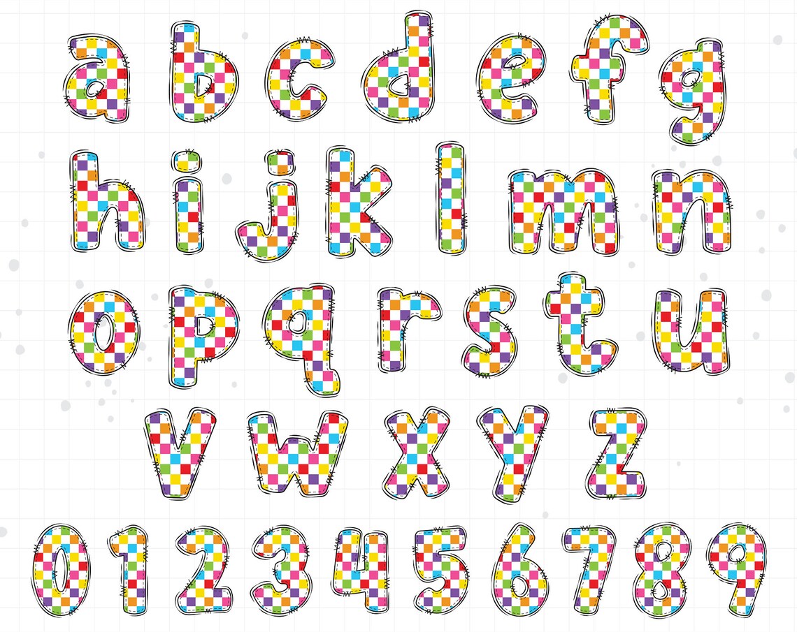 Heart Rainbow Alphabet PNG Sublimation Bundle Rainbow - Etsy