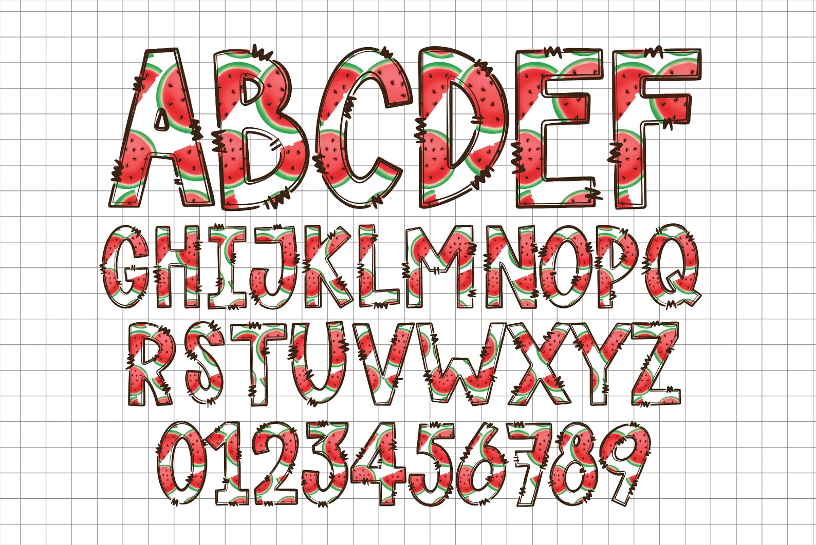Summer Alphabet PNG Alphabet Sublimation Alphabet Letters - Etsy