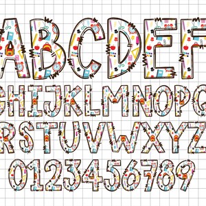 School PNG, School Alphabet Sublimation, Teacher Alphabet Letters ...