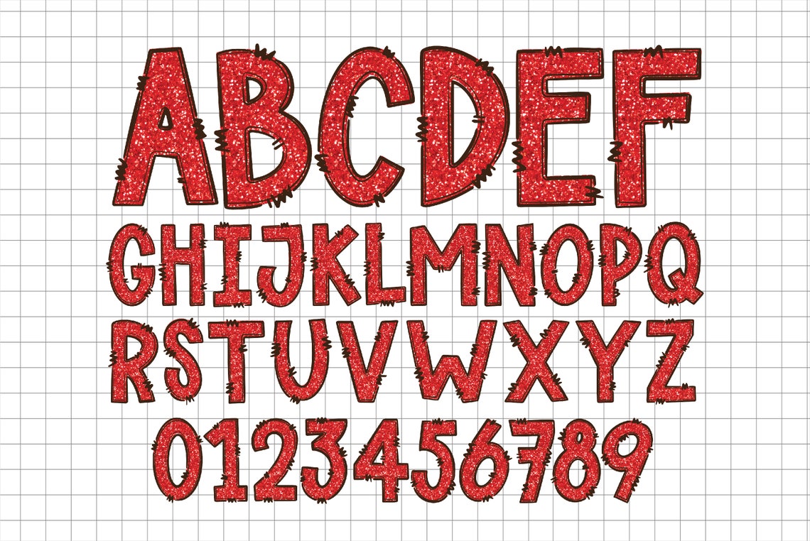 Glitter Alphabet Letters PNG Bundle Glitter Alphabet PNG - Etsy