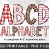 Fall Alphabet Letters Bundle PNG Files, Fall Sublimation Clipart ...