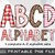 Fall Alphabet Letters Bundle PNG Files, Fall Sublimation Clipart ...