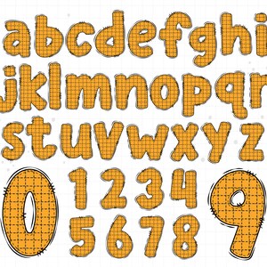 Honey Bee Alphabet Bumble Bee PNG Cute Bee Doodle Letters - Etsy