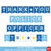Thank You Police Officer Banner Printable, Police Appreciation Decor ...