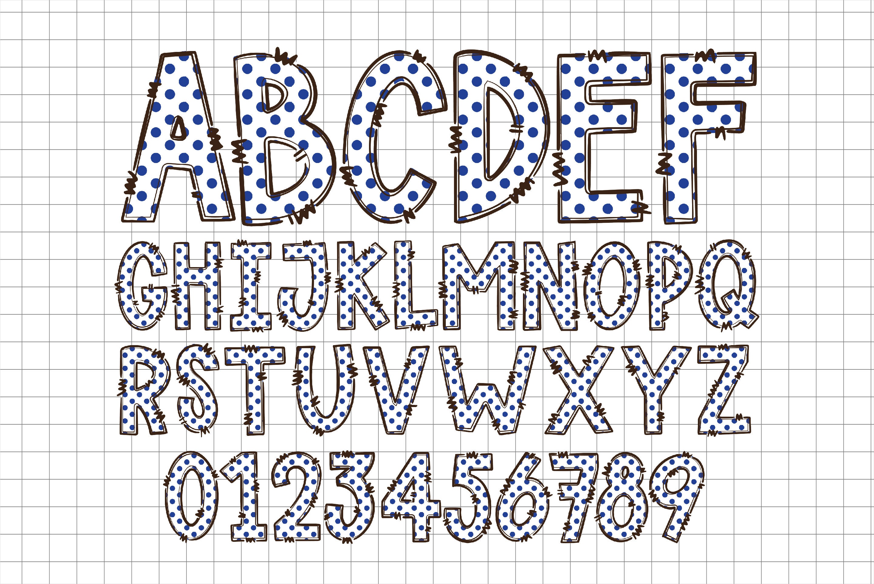 Blue and White Alphabet Letters PNG Bundle Alphabet PNG - Etsy