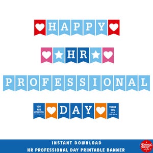 Human Resource Professional Day Banner, HR Appreciation Banner ...