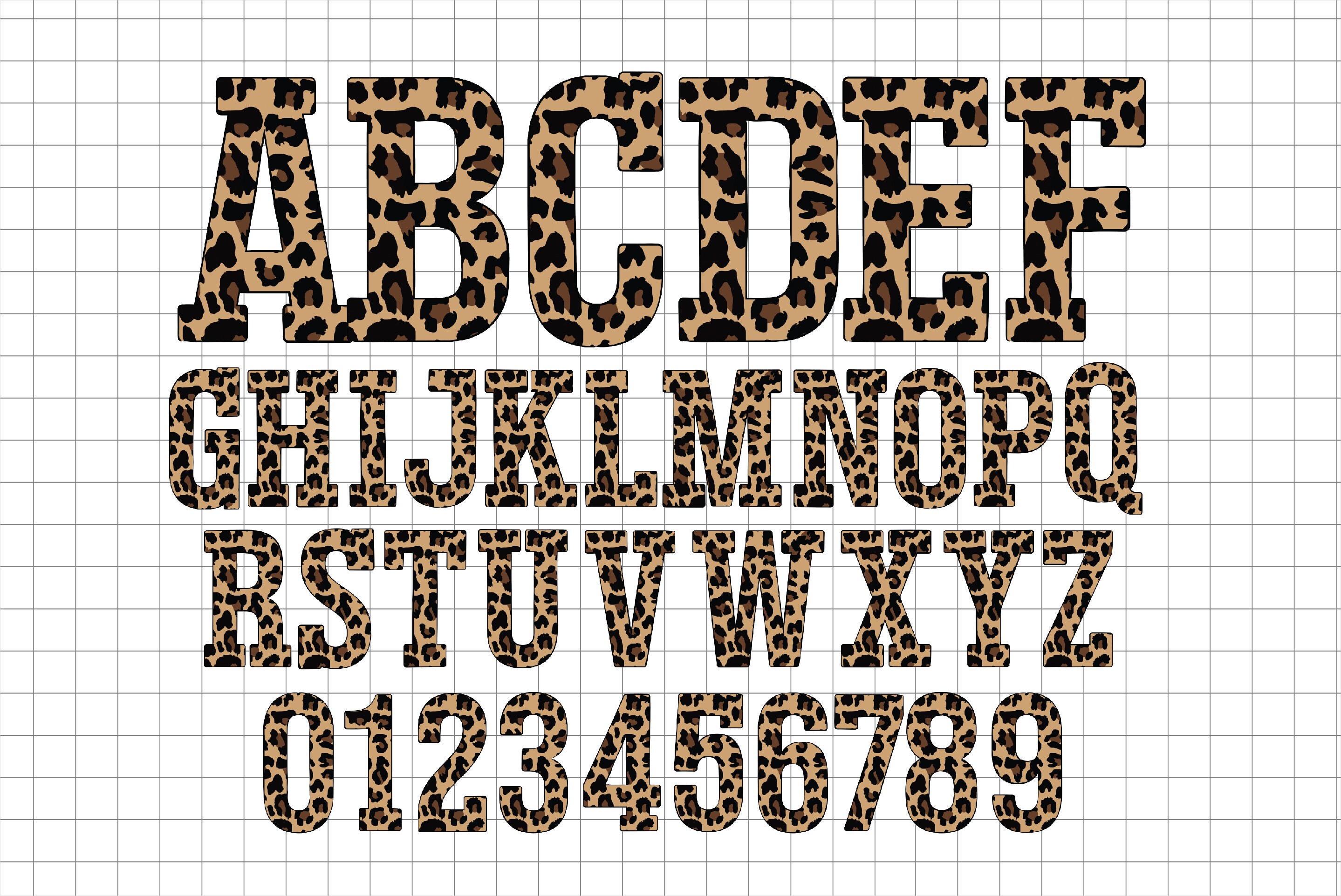 Safari Animals Skin Alphabet PNG Alphabet Sublimation - Etsy