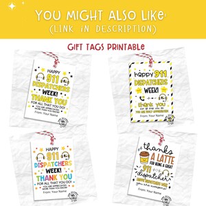 911 Dispatchers Week Sign Printable, Dispatcher Appreciation Week ...