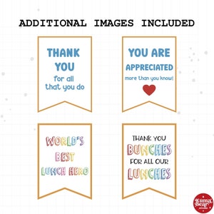 School Lunch Hero Printable Banner, Happy School Lunch Hero Day Banner ...