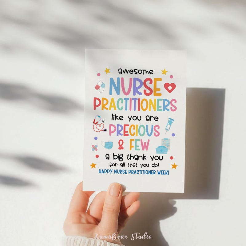 Nurse Practitioner Week Cards - Etsy