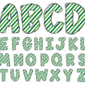 Football Doodle Alphabet Letters & Numbers, Football Clipart, Sport ...