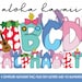 Monster Alphabet, Cute Monster Doodle Letters, Birthday Monster PNG ...