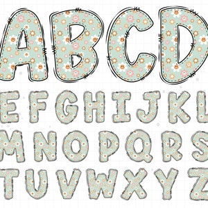 Groovy Smiley Alphabet, Smiley Face PNG, Retro Daisy Smiley Face ...