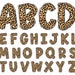 Safari Animals Skin Alphabet PNG, Alphabet Sublimation, Alphabet ...