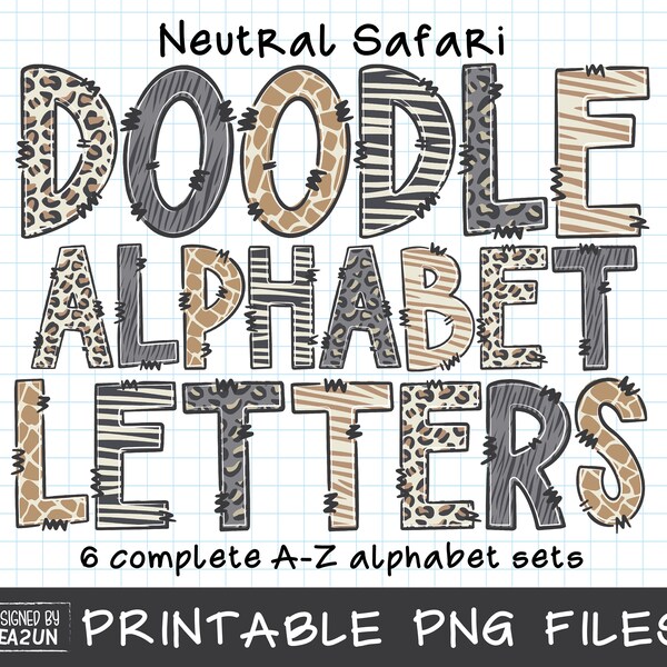 Safari Gold Animals - Etsy