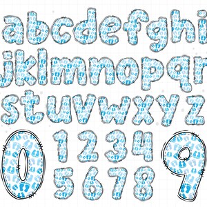 Baby Boy PNG, Kids Doodle Letters PNG, Baby Boy Alphabet & Number Png ...