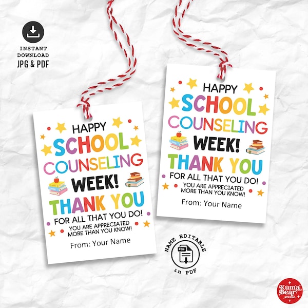 Counselor Appreciation Week Cards - Etsy