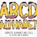 Mouse Alphabet, Mickey Doodle Letters, Alphabet PNG Letters, Cute ...
