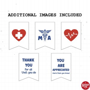 Medical Assistant PNG Printable Banner, MA Week Banner Bunting Flag ...