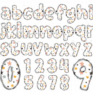 Honey Bee Alphabet Bumble Bee PNG Cute Bee Doodle Letters - Etsy