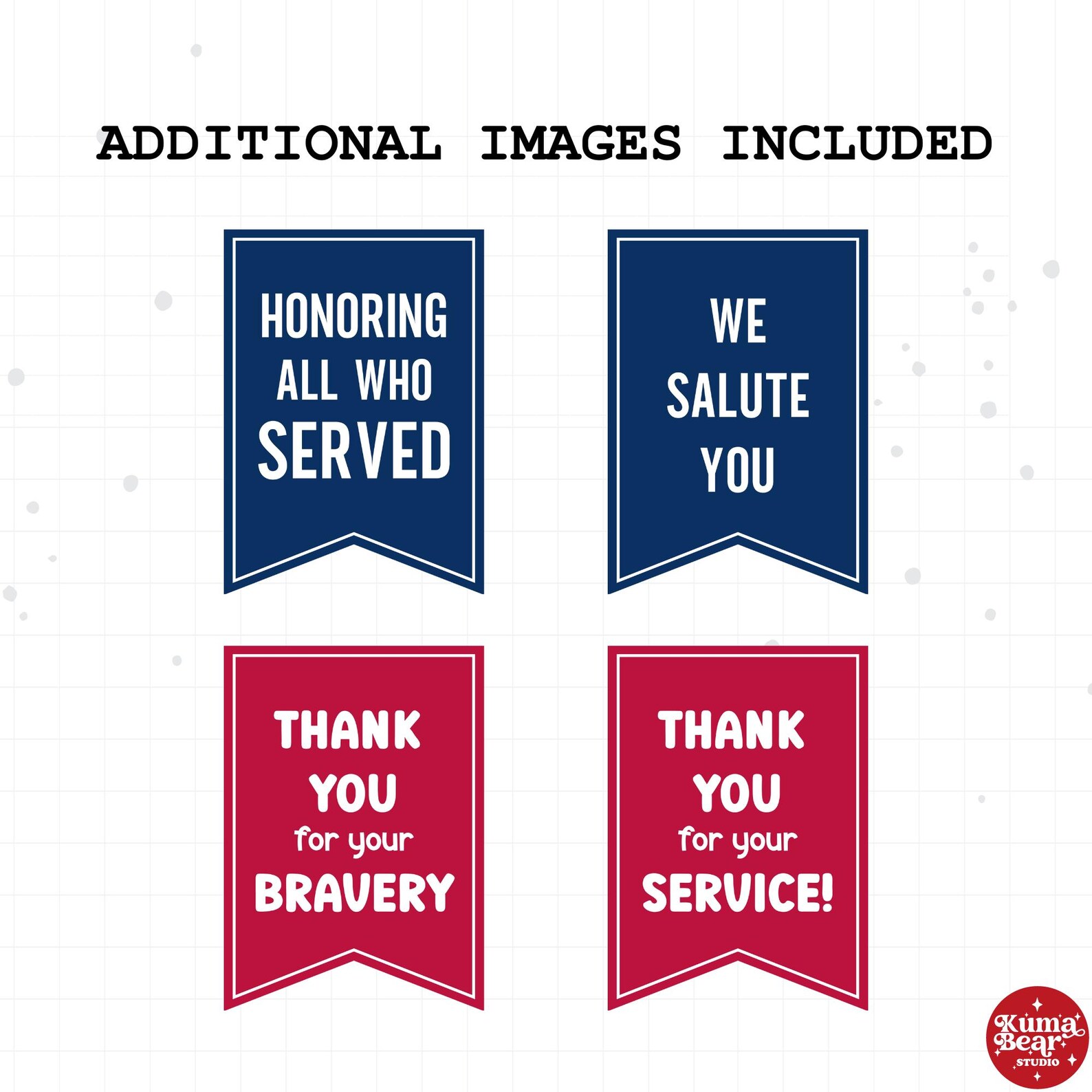 Thank You Veterans Banner, Veterans Day Printable, Patriotic Red White ...