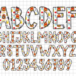 School PNG, Teacher Letters PNG, School Alphabet Sublimation, Teacher ...