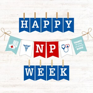 Nurse Week Banner Printable Nurse Practitioner Week Printable Banner Nurse Appreciation Week ...
