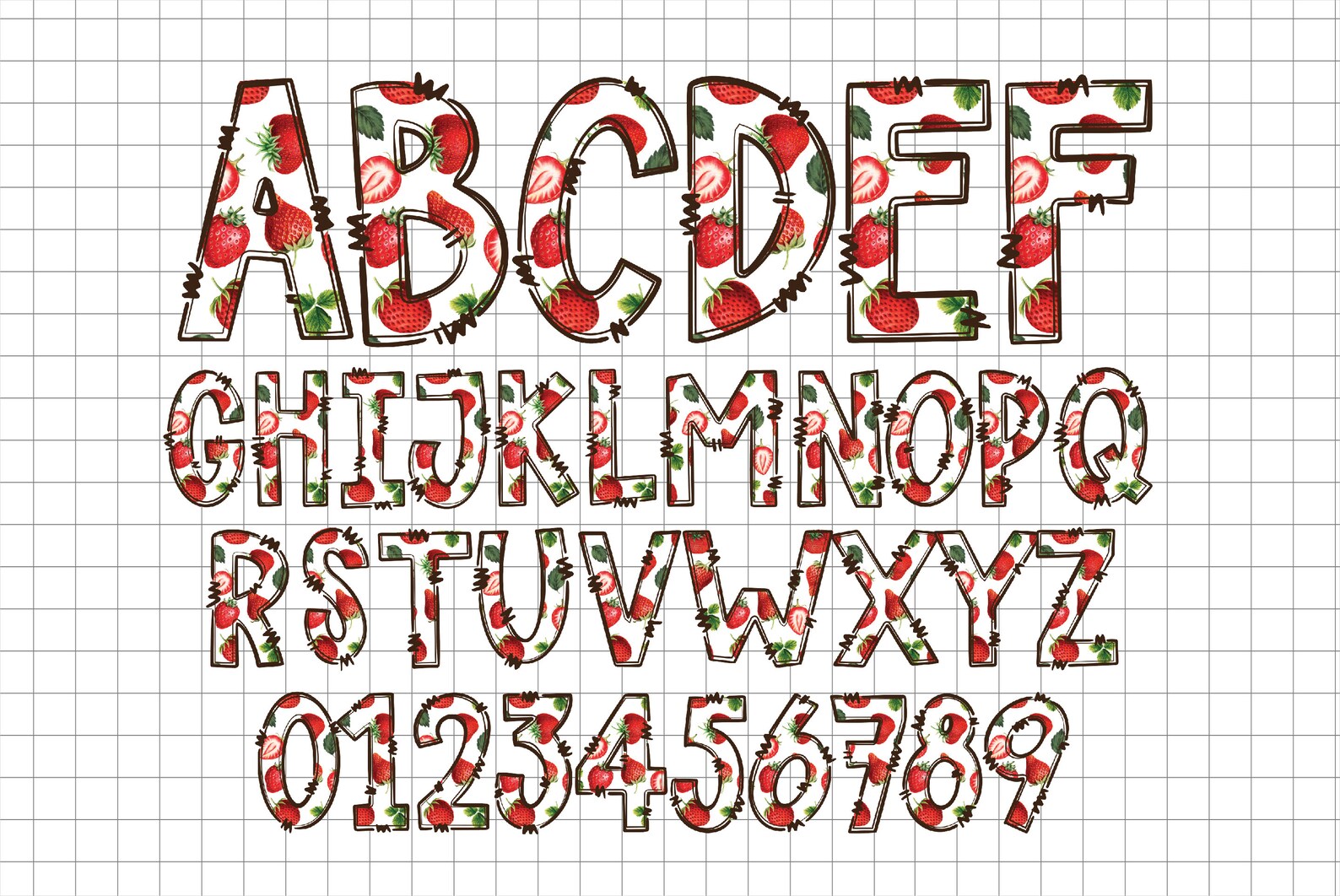 Summer Alphabet PNG Alphabet Sublimation Alphabet Letters - Etsy